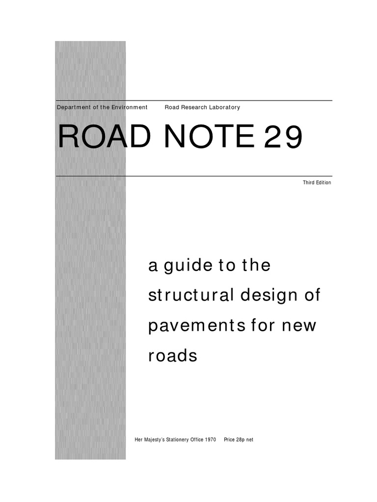 Structural Design of New Road Pavements | PDF | Road | Road Surface