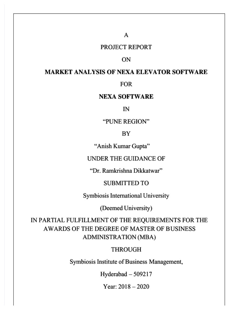 Project Report NEXA SOFTWARE - Compress | PDF | Point Of Sale ...