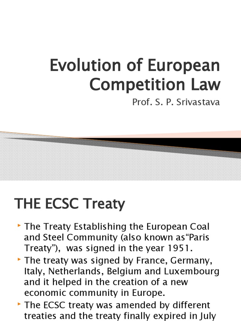 Evolution of European Competition Law | PDF | Competition Law ...