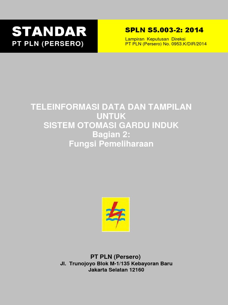 SPLN S5-003-2 2014 PDF | PDF