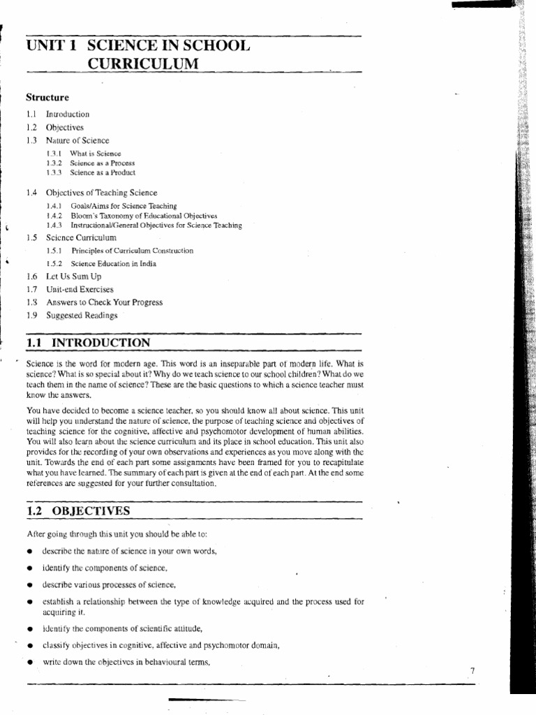 Understanding Unit 1 Science Curriculum | PDF | Scientific Method | Science