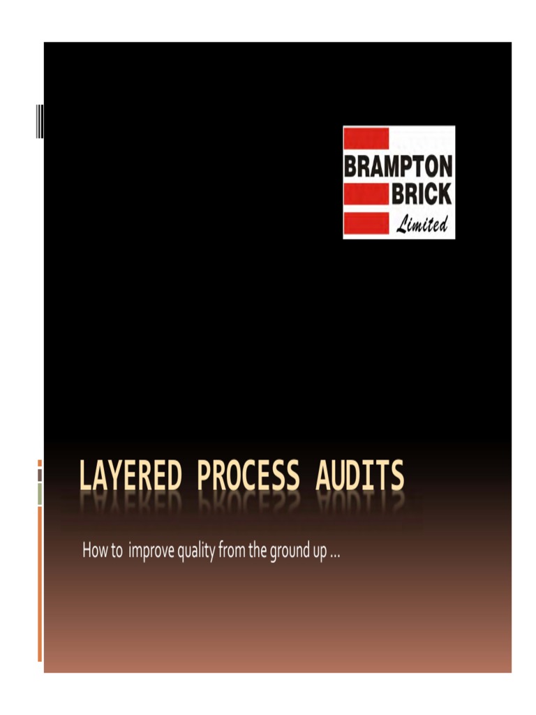 Layered Audits for Quality Improvement | PDF | Iso 9000 | Audit