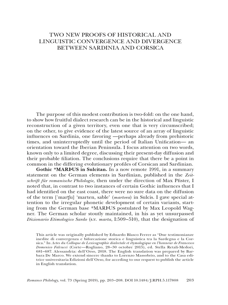 Two New Proofs of Historical and Linguistic Convergence and Divergence ...