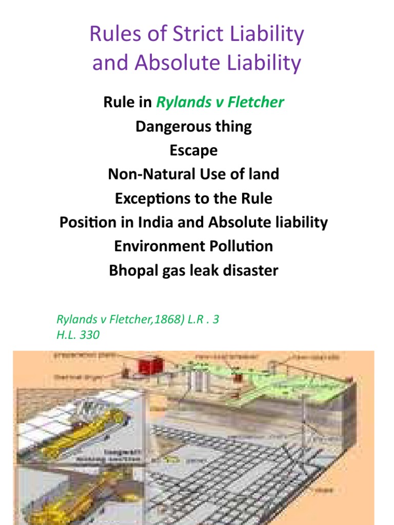 Rules of Strict Liability | PDF | Strict Liability | Common Law