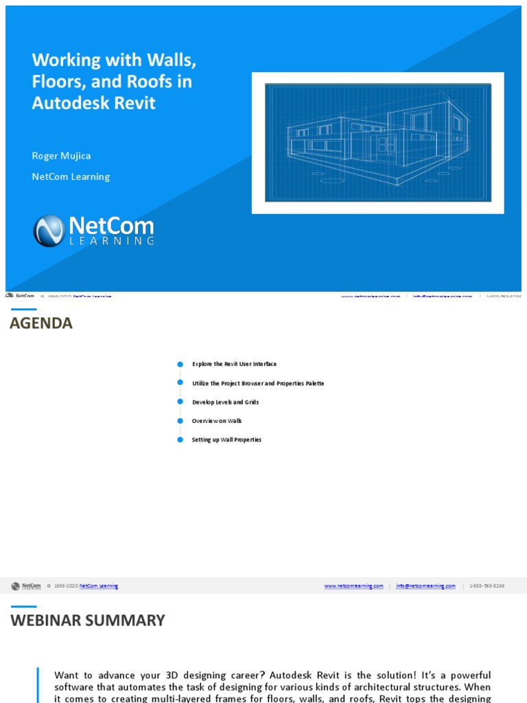 Working With Walls, Floors, and Roofs in Autodesk Revit | PDF ...