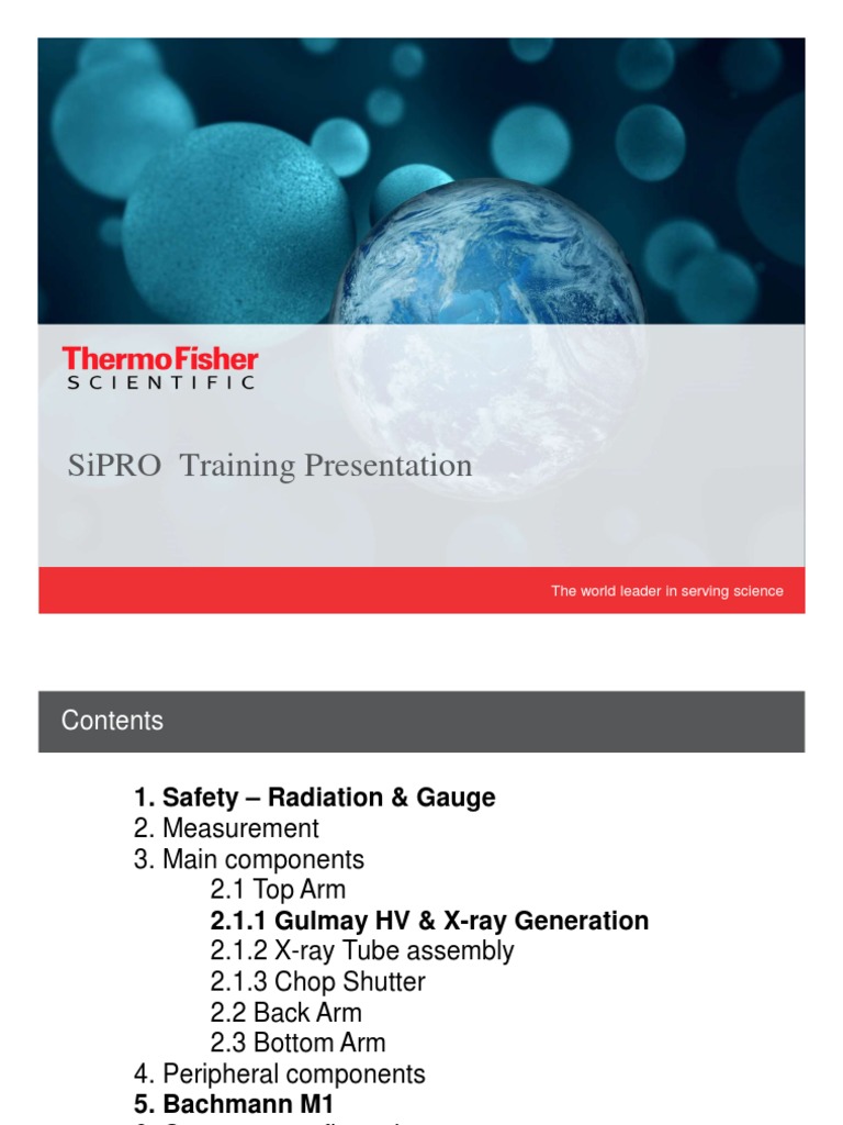 General SiPRO Presentation-5 PDF | PDF | Usb | X Ray