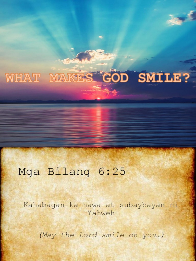 What Makes God Smile | PDF | Noah | Theology