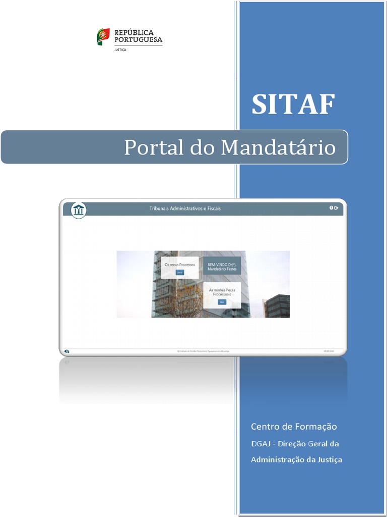 Guia completo para navegação no novo portal do mandatário SITAF | PDF ...