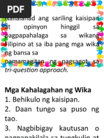 Aralin 3 Grade 11 Teorya NG Wika | PDF