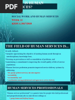 Human Services: Theory and Trends Overview | PDF | Psychotherapy ...