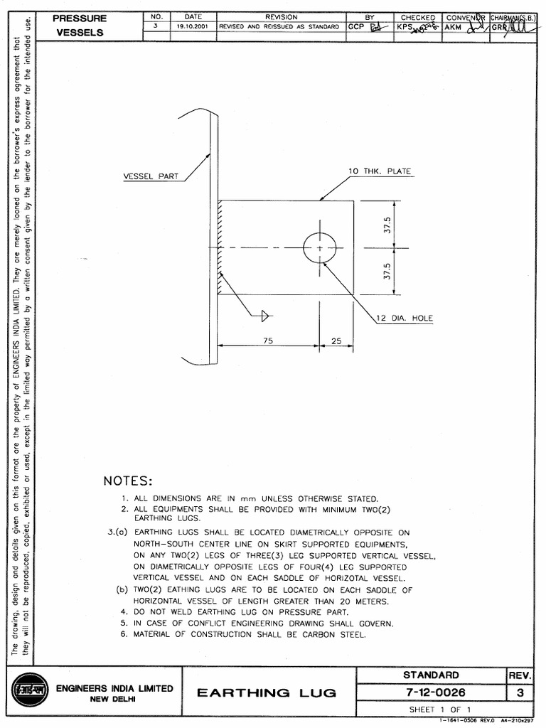 20 - 7-12-0026 Rev 3 - STD Earthing Lug | PDF
