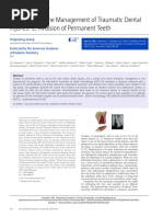IADT Guidelines for Avulsed Teeth Management | PDF | Dentistry ...