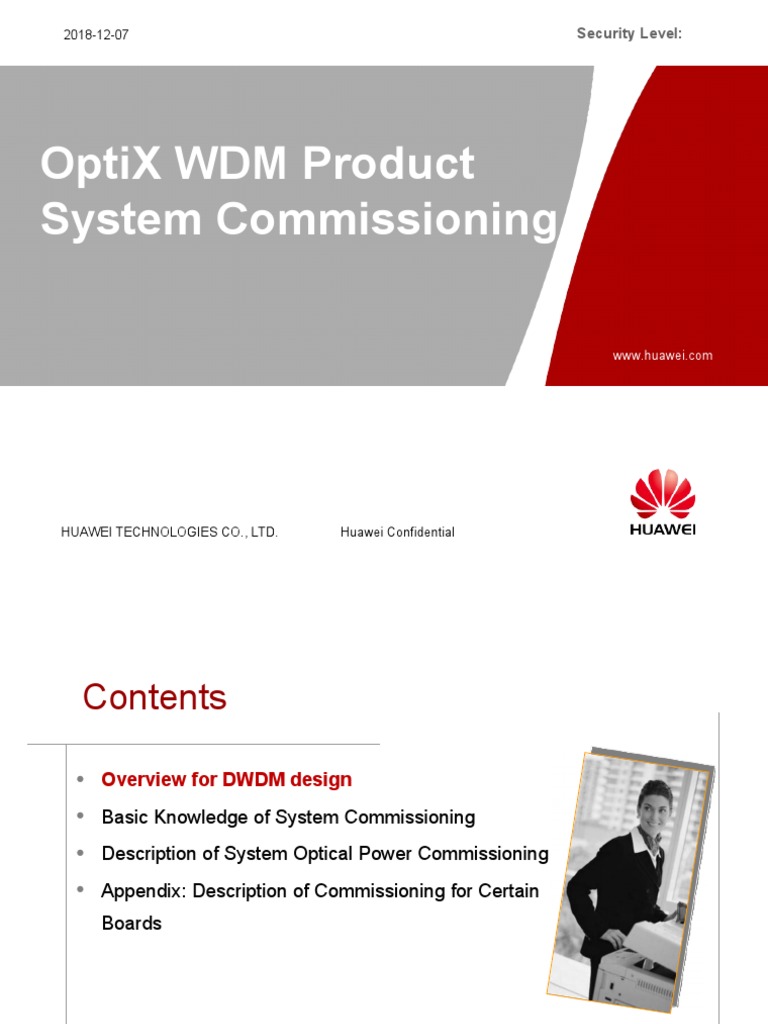 OptiX WDM Product System Commissioning-V1.0 | PDF | Amplifier | Decibel