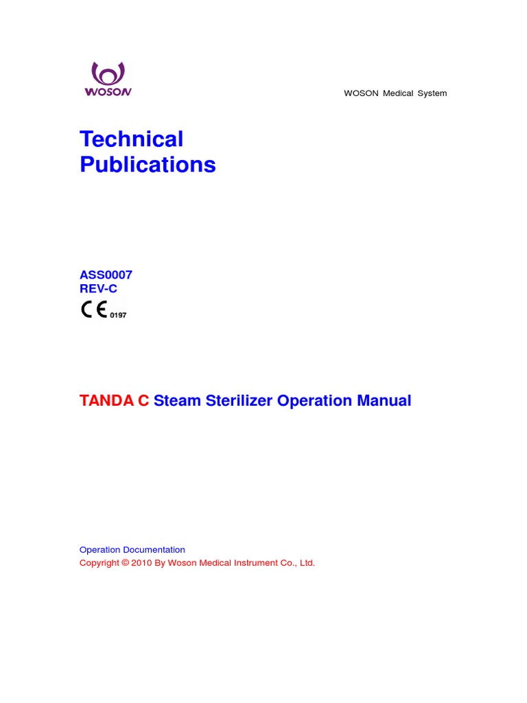 Woson Tanda | PDF | Sterilization (Microbiology) | Medical Device