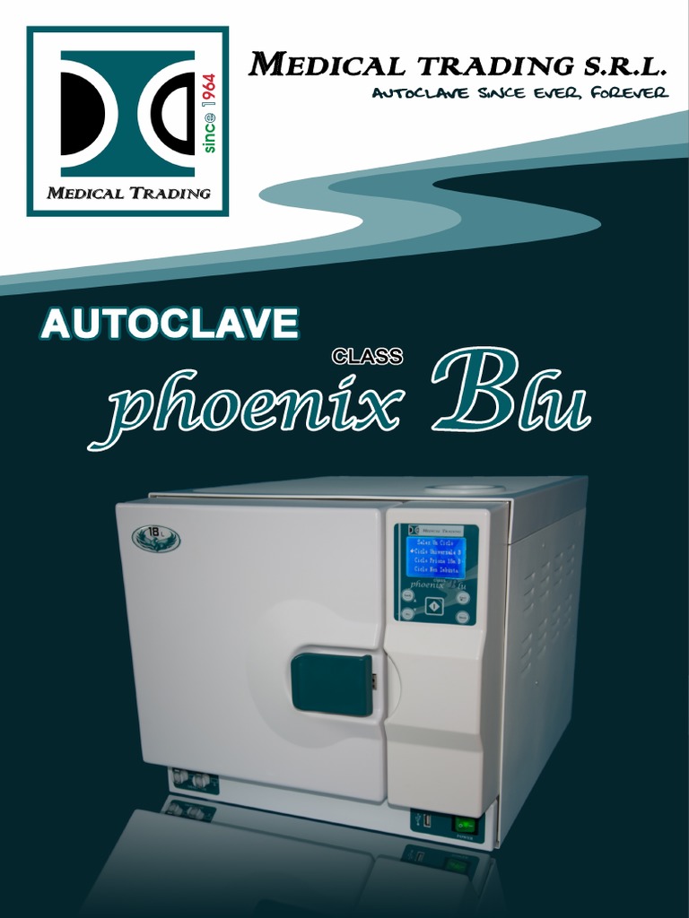 Deplian Autoclave Phoenix Blu | PDF | Sterilization (Microbiology ...