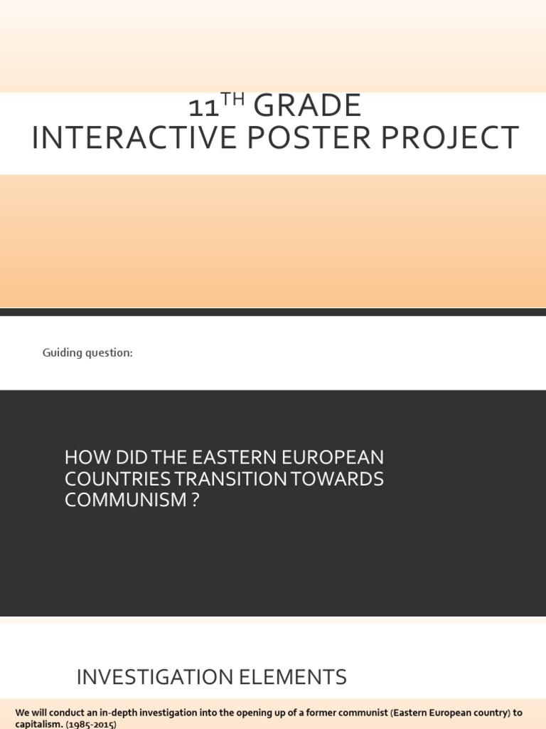 Interactive Poster Project | PDF