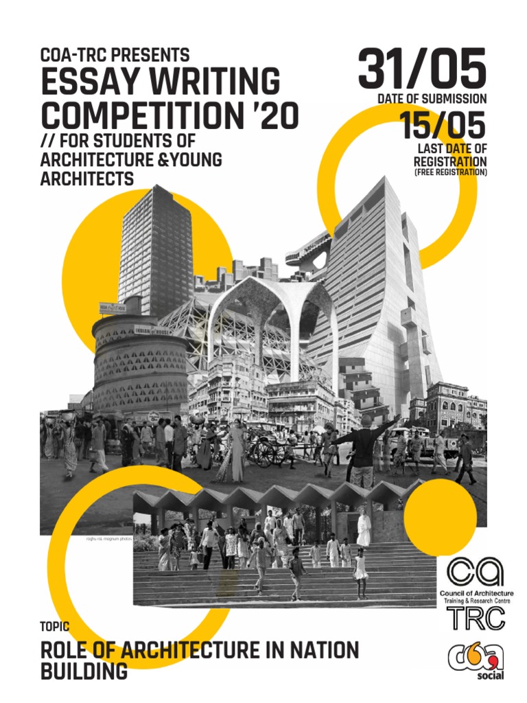 COA International Essay Writing Competition 2020 PDF | PDF | Business