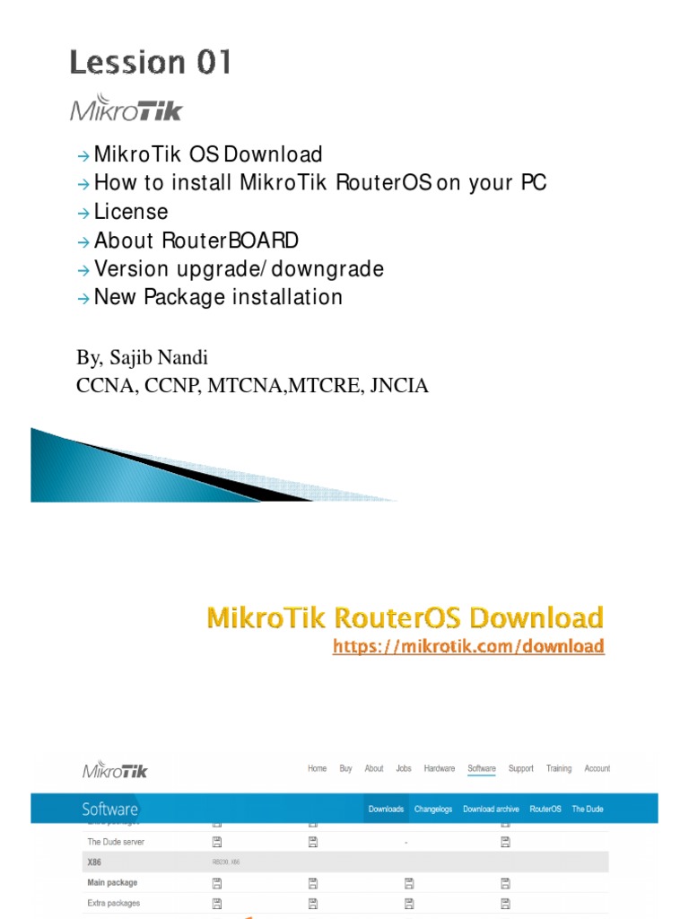 Mikrotik Os Download How To Install Mikrotik Routeros On Your PC ...