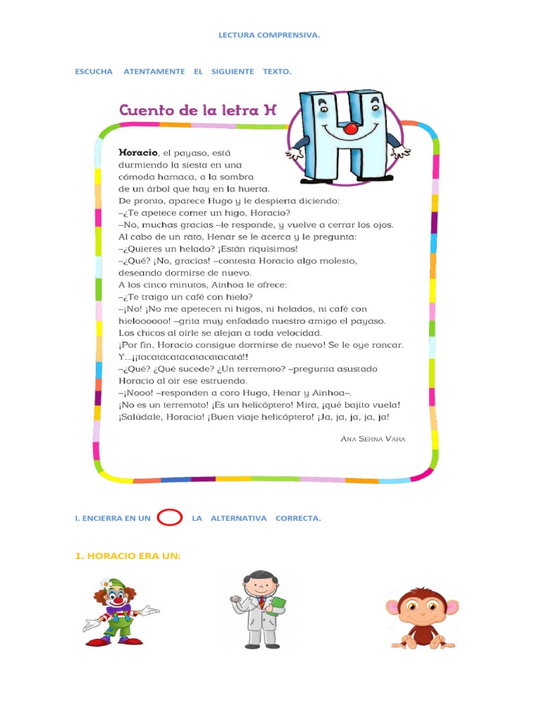 Cuento de La H | PDF