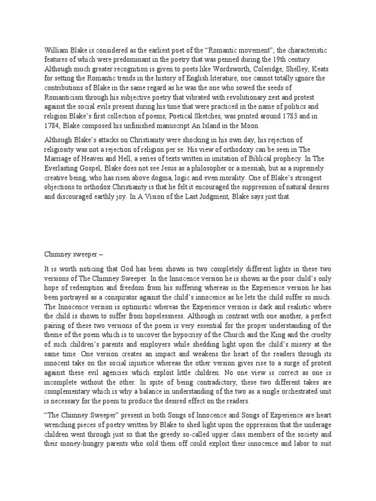 William Blake | PDF | William Blake | Romanticism