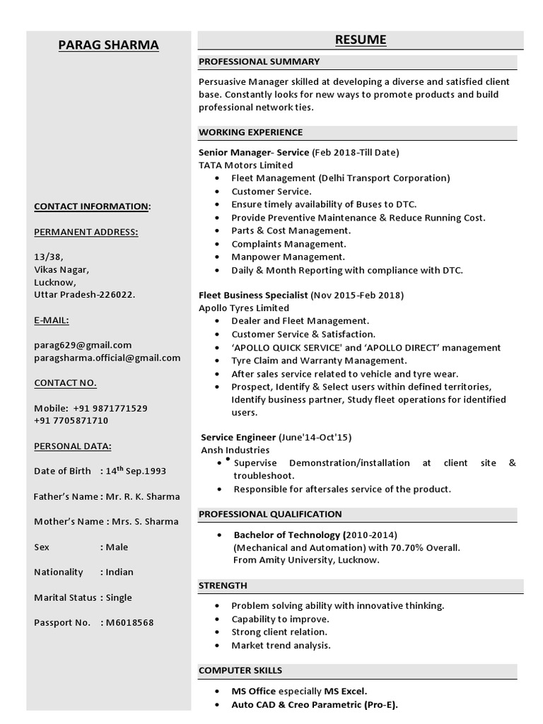 Parag Sharma | PDF | Business