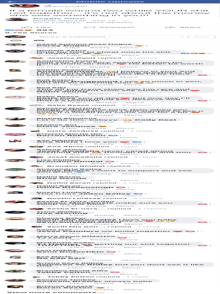 Write A Comment... : Reggie Allen | PDF