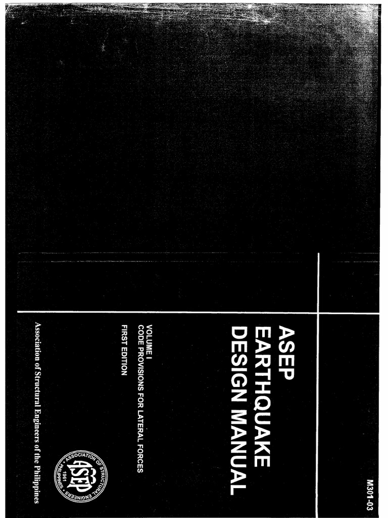 ASEP Earthquake Design Manual | PDF