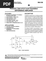 INA114 | PDF | Amplifier | Power Supply