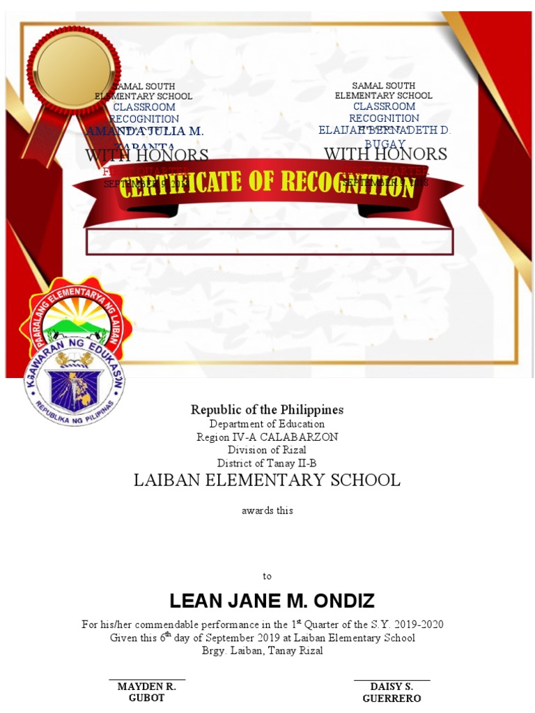 Editable Ribbons&cert