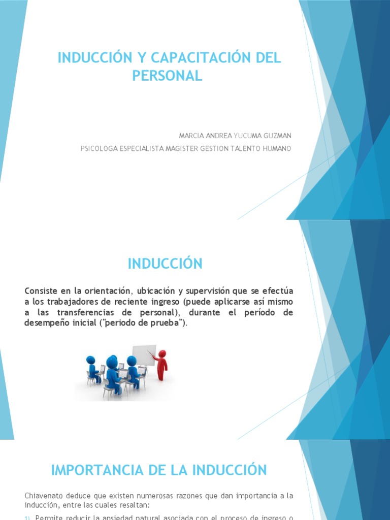 Inducción y Entrenamiento Del Personal | PDF | Gestión de recursos ...