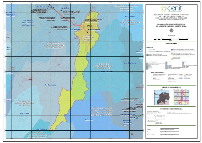 Mapa de Infraestructura CENIT S.A.S. | PDF | Transporte
