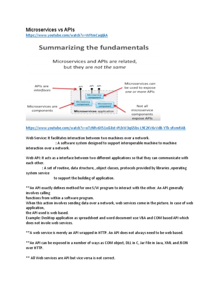 WEB SERVICE Vs WEB API | PDF | Representational State Transfer | Web ...