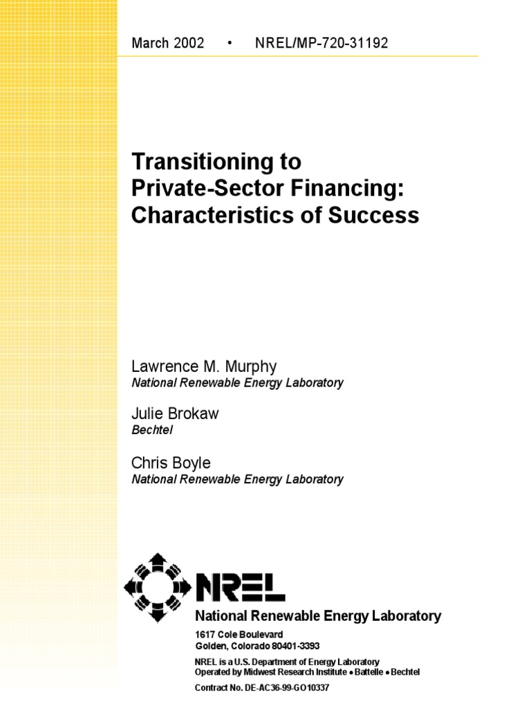 Private Sector Financing | PDF | Venture Capital | Corporate Finance