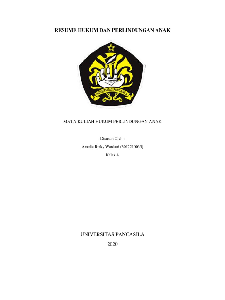 Hukum Perlindungan Anak | PDF