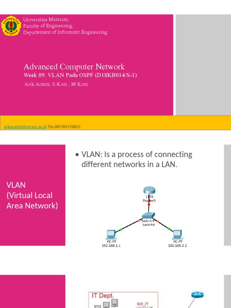 PERTEMUAN 9 VLAN Pada OSPF | PDF | I Pv6 | Router (Computing)