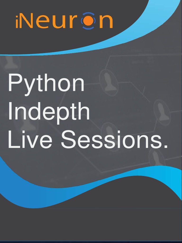 Indepth Python Live Sessions Course Pdf Python Programming Language Object Computer