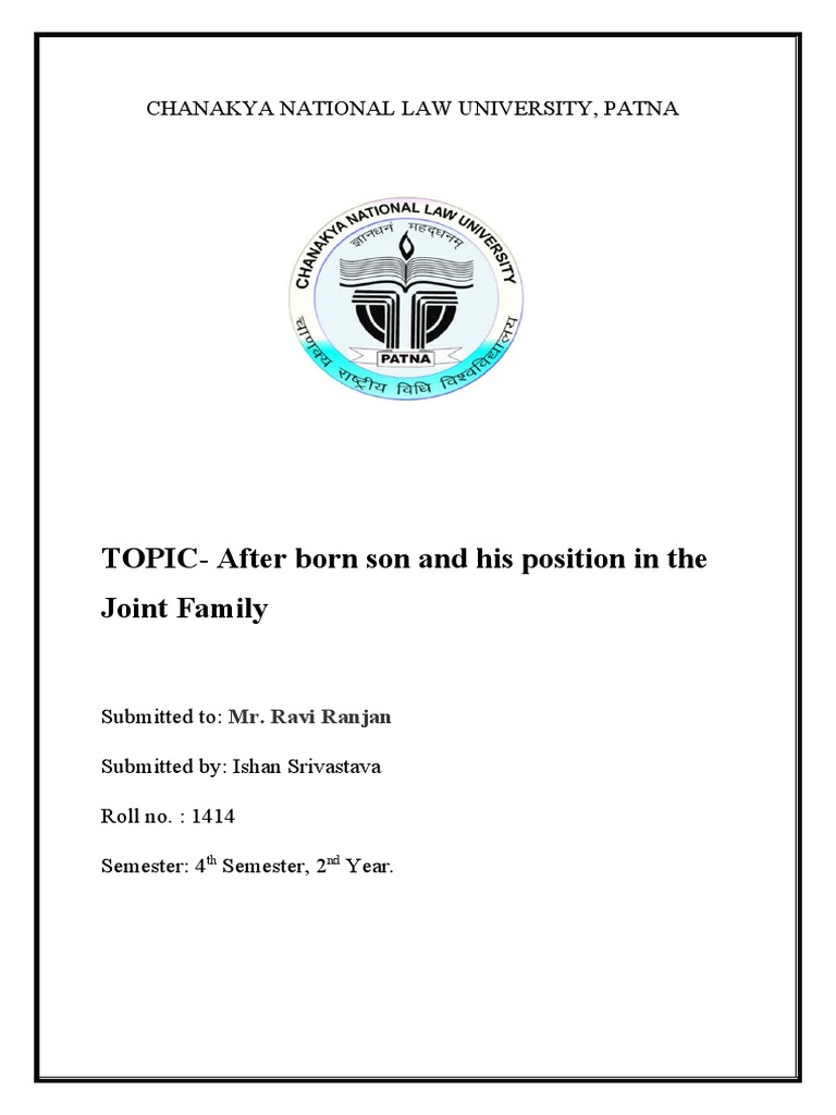 Family Law Project | PDF | Social Institutions | Social Science