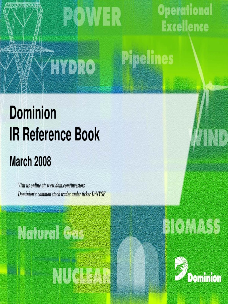 March 2008 IR Reference Book Final | PDF | Earnings Before Interest ...