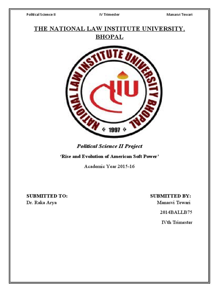 Political Science II Project | PDF | Soft Power | Hard Power