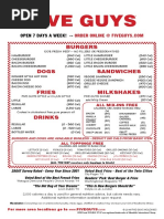 7 Brew Menu | PDF | Chocolate | Non Alcoholic Drinks