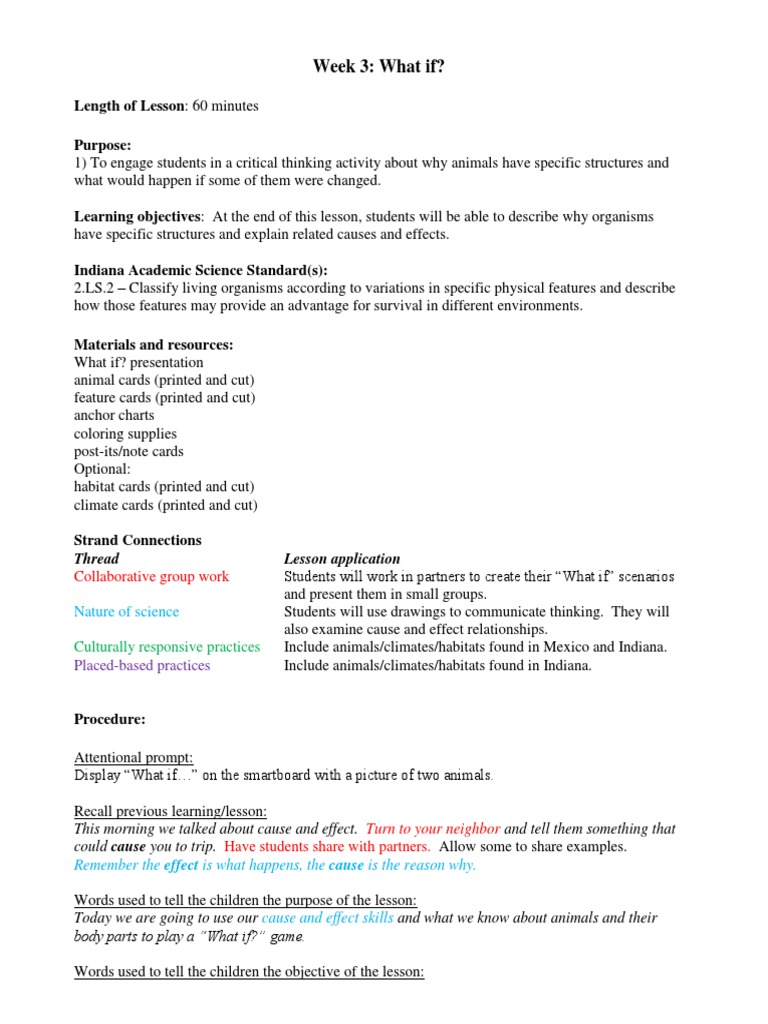 Lesson 3 | PDF | Causality | Learning