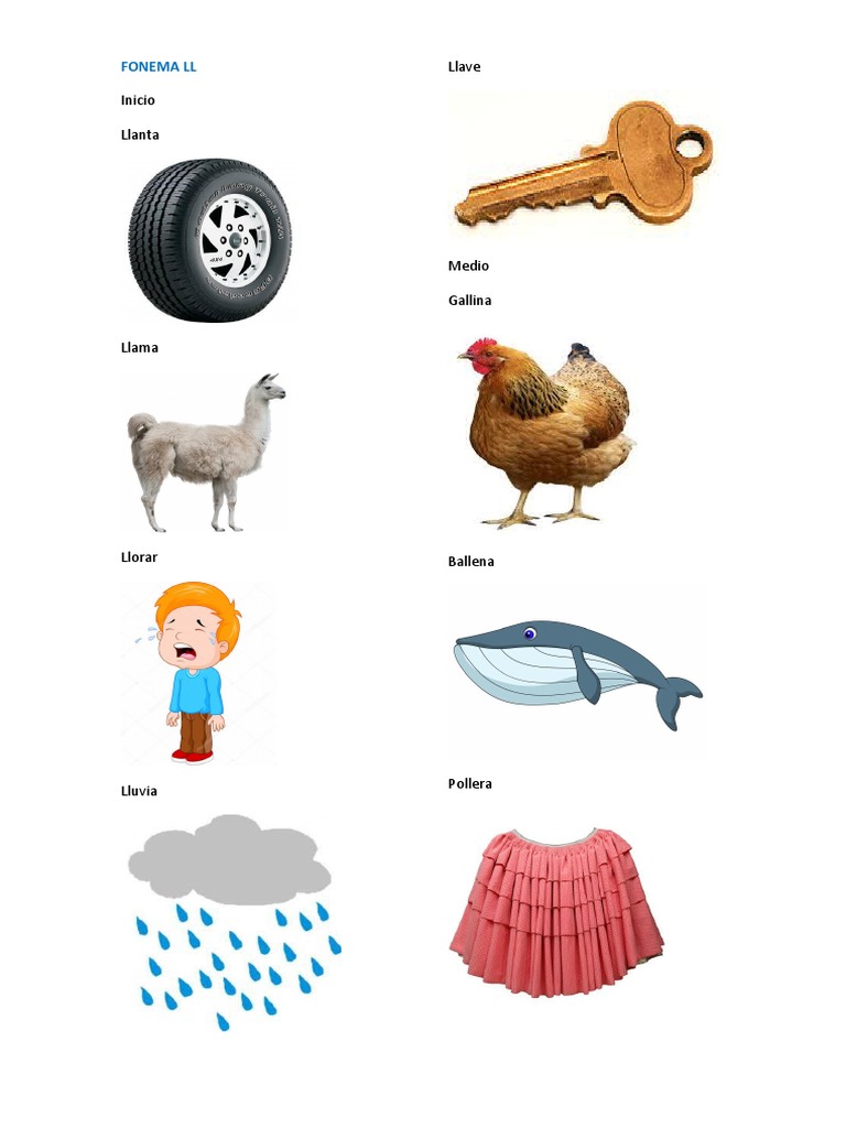 Fonema LL | PDF