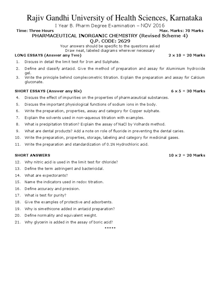 Rajiv Gandhi University of Health Sciences, Karnataka | PDF | Wellness ...