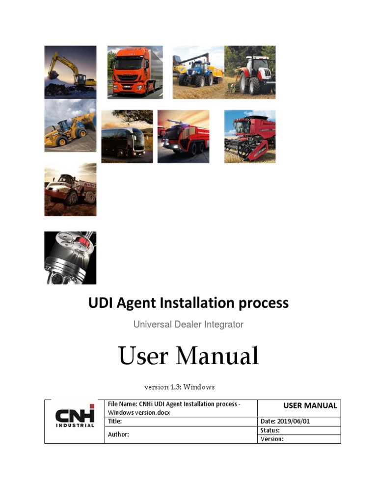 UDI Agent Windows Install Guide | PDF | Microsoft Windows | Utility ...
