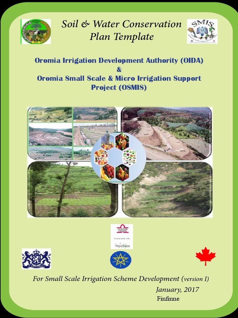 Soil & Water Conservation Plan Template | PDF | Water Conservation ...