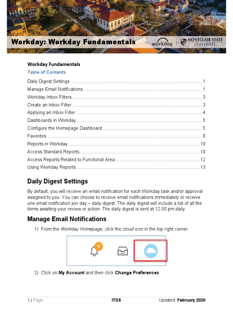 Workday: Workday Fundamentals | Microsoft Excel | Application Software