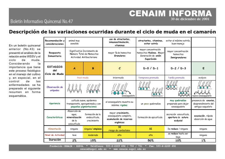 Muda Del Camaron | PDF | Science | Biología