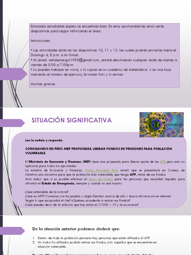 Actividad 02 - Matemática 1 - Nélida Aroni | PDF | Estadísticas | Perú