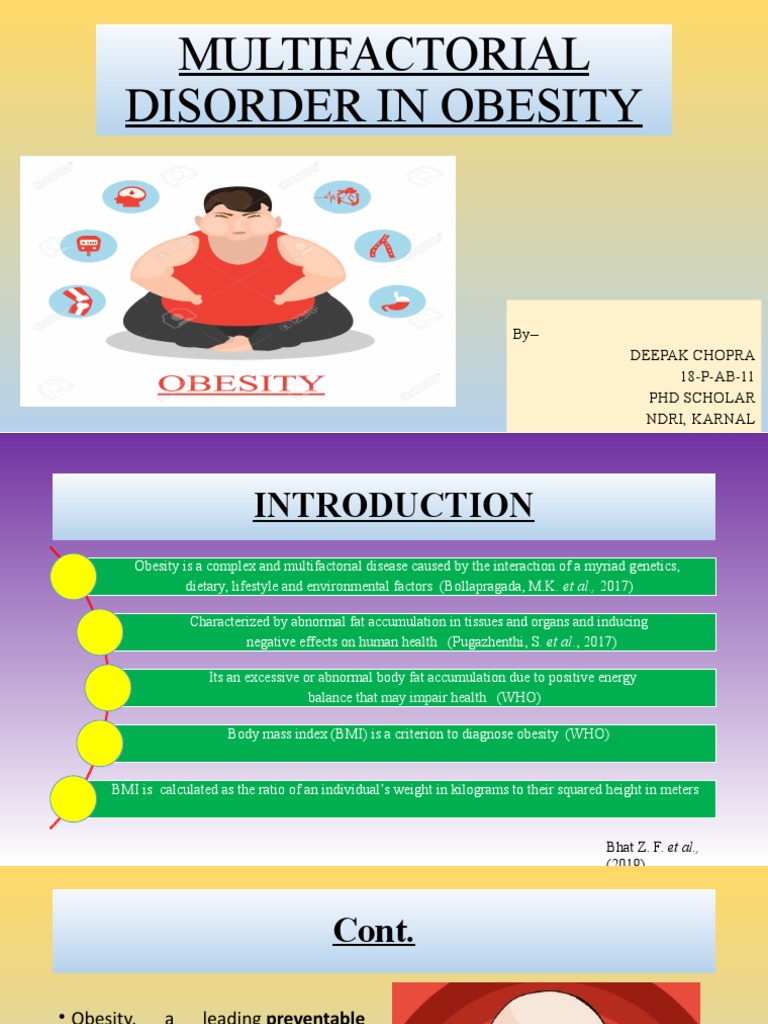 Multifactorial Disorder in Obesity | PDF | Adipose Tissue | Obesity