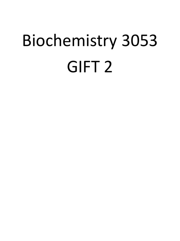 Biochemistry Exam 2 (Outline) | PDF | Citric Acid Cycle | Diet & Nutrition